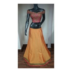 Dresses | Designer Bollywood Lehenga Choli Off Shoulder | Poshmark